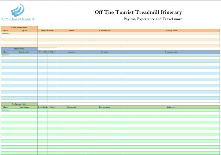 The Ultimate Guide to Planning Your Own Tour Itinerary